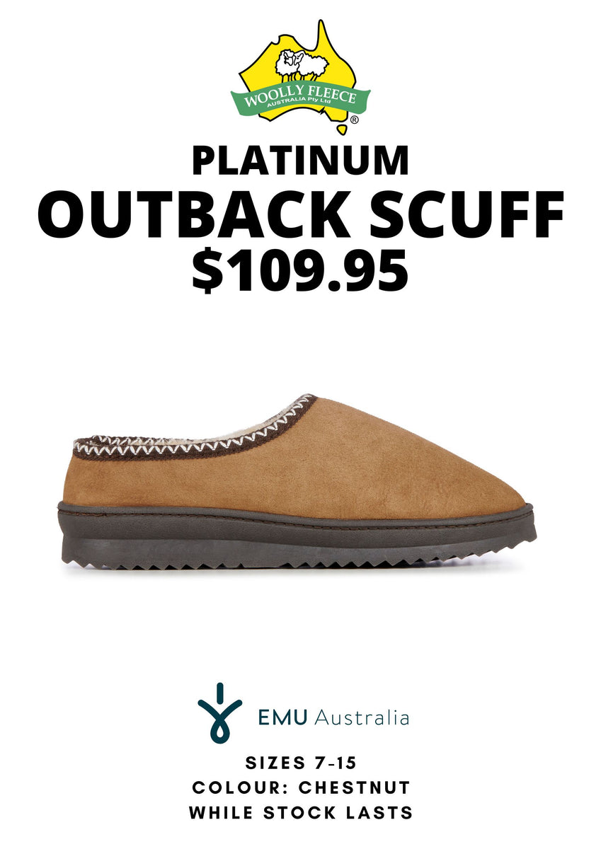 Foot Wear - Emu Platinum Outback Scuff Australian Made – Woolly Fleece ...